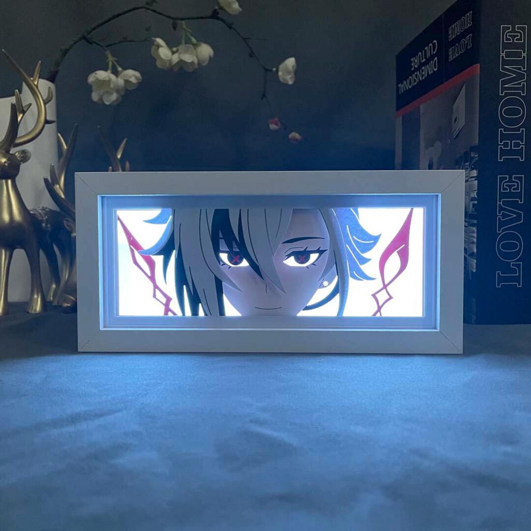 Ayame Anime LED Light Box | Anime Night Light | Color Changing | USB ...