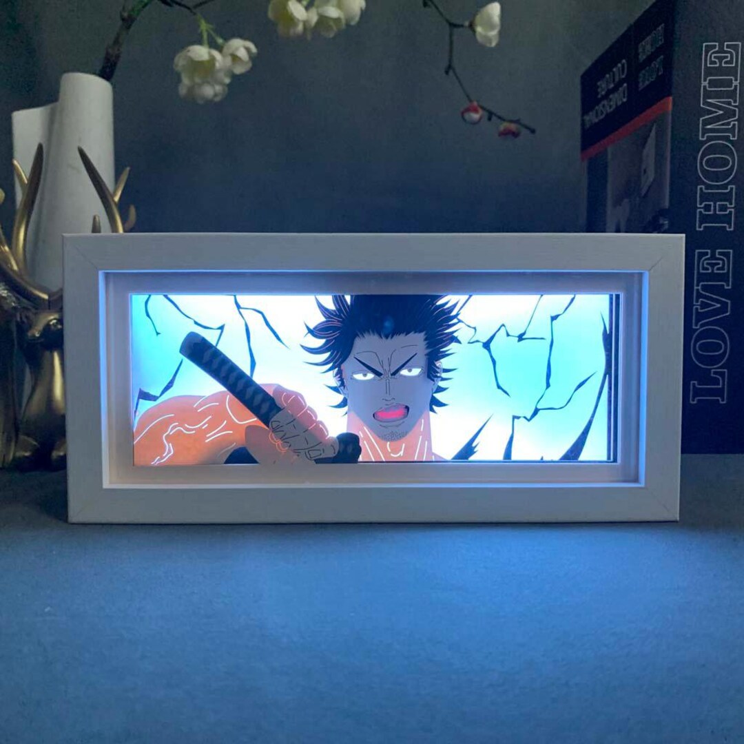 Yami Sukehiro Anime LED Light Box RGB - Perfect Gift for Anime Fans - Etsy