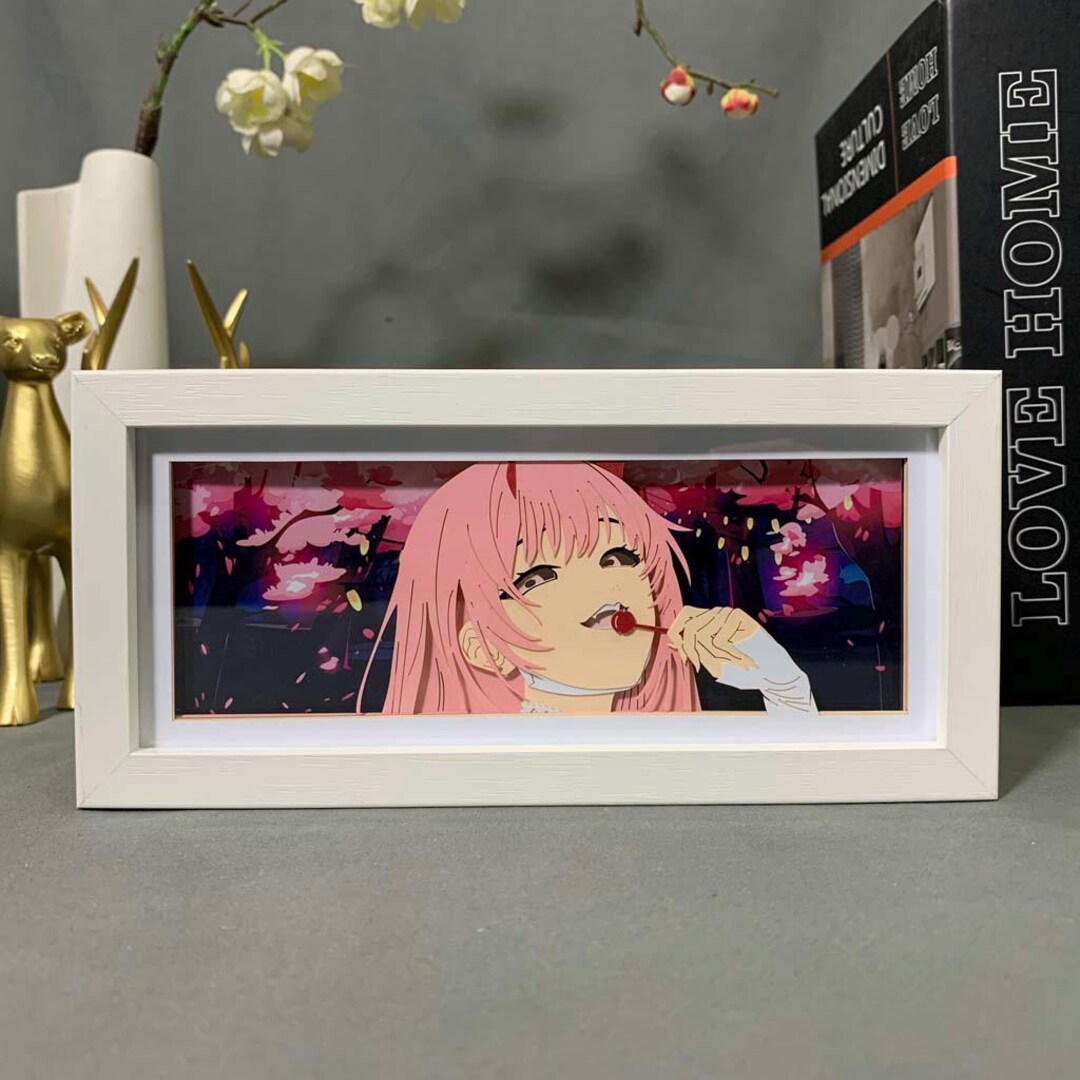 Zero Two Light Box | Best Anime Light Box for Fans - Etsy