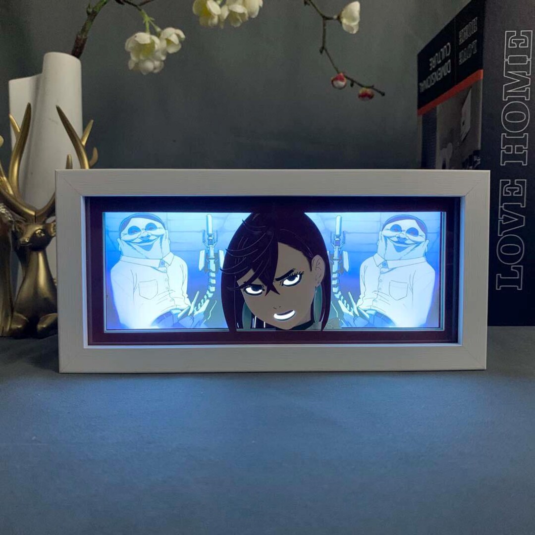 Momo Ayase Dandadan Anime LED Light Box RGB - Perfect Gift for Anime ...