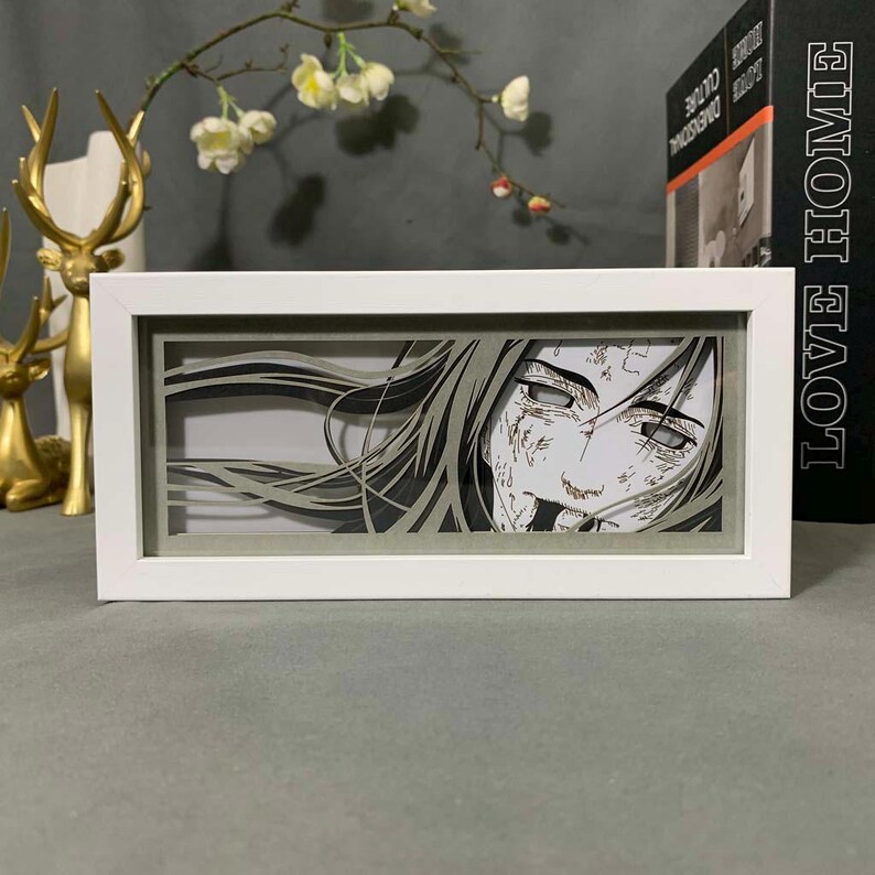 NEW Anime Naruto Neji LED Light Box Acrylic Anime Art Naruto Neji ...