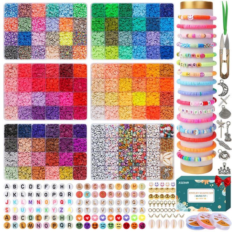 Bracelet Making Kit | Craft Kits for Adults, Beaded Bracelets, 6 Box ...