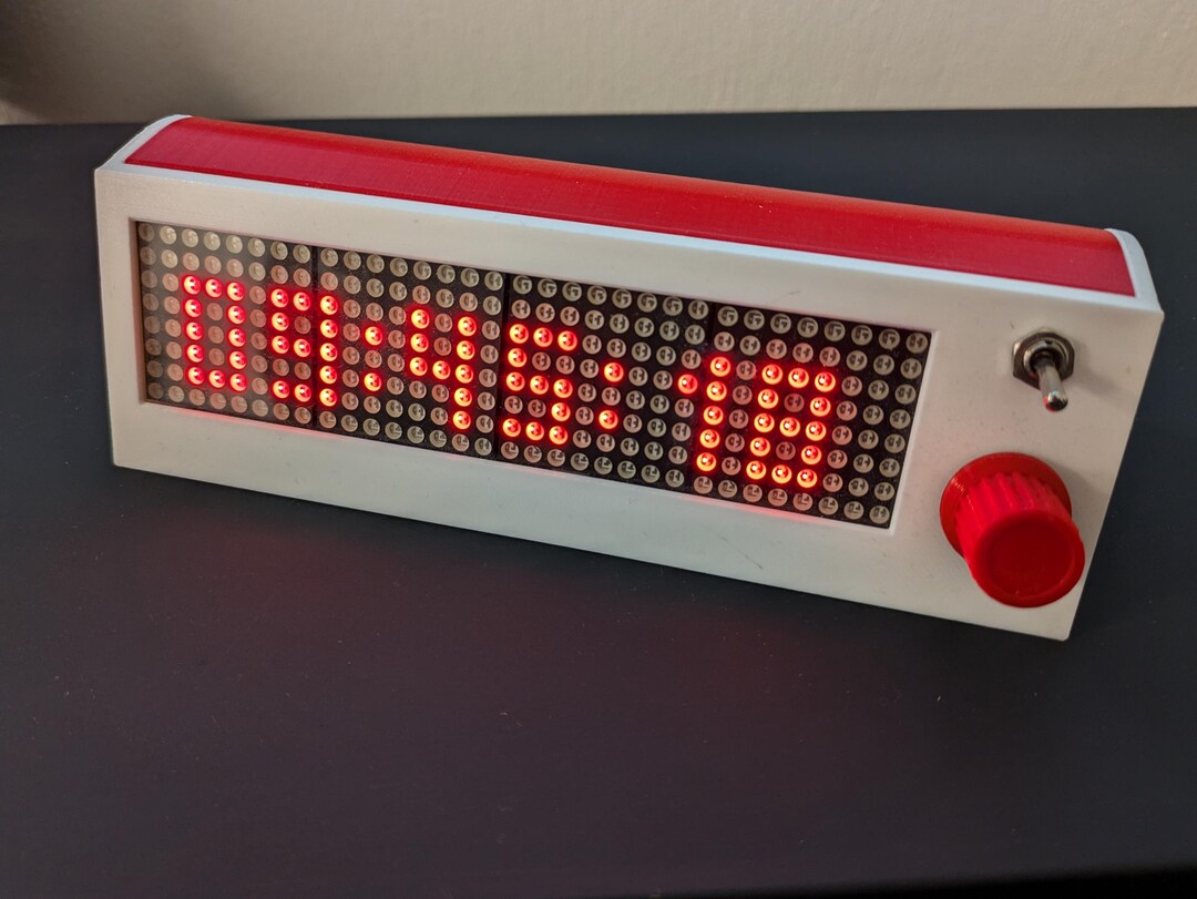 Clock 3d-print Zelfbouw DIY Electronics - Etsy