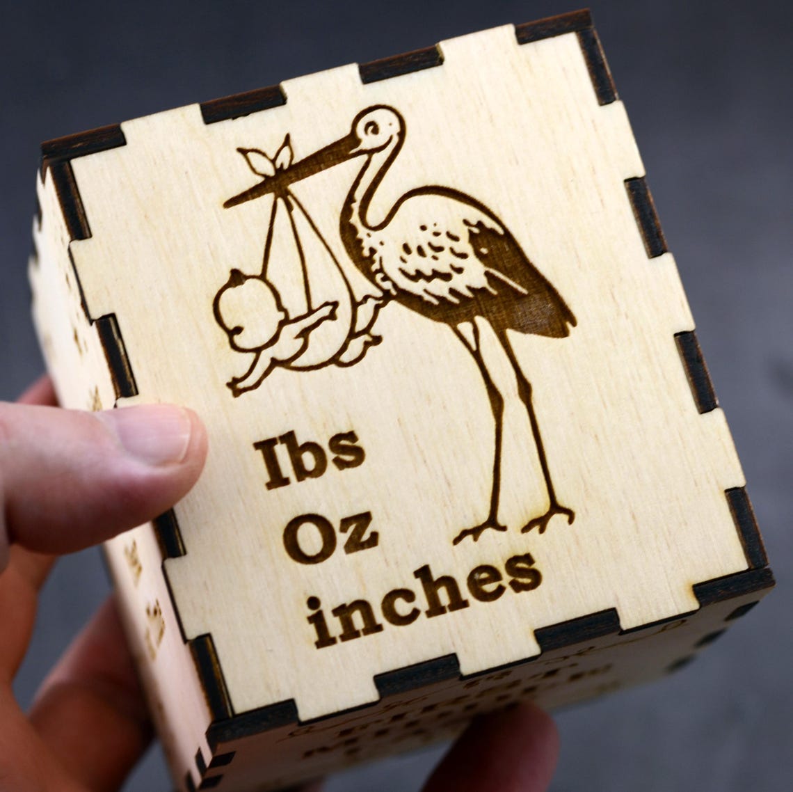 Customizable Baby Block SVG - Personalized Birth Stats Block - Digital ...