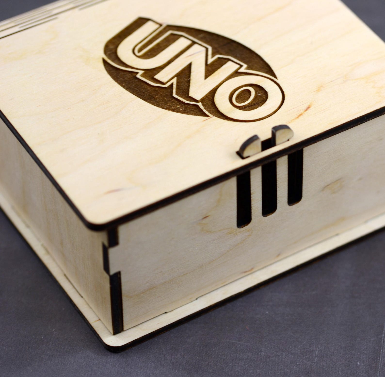 Laser Cut Game Card Box SVG - Fits UNO Size Cards - Digital Wood Box ...