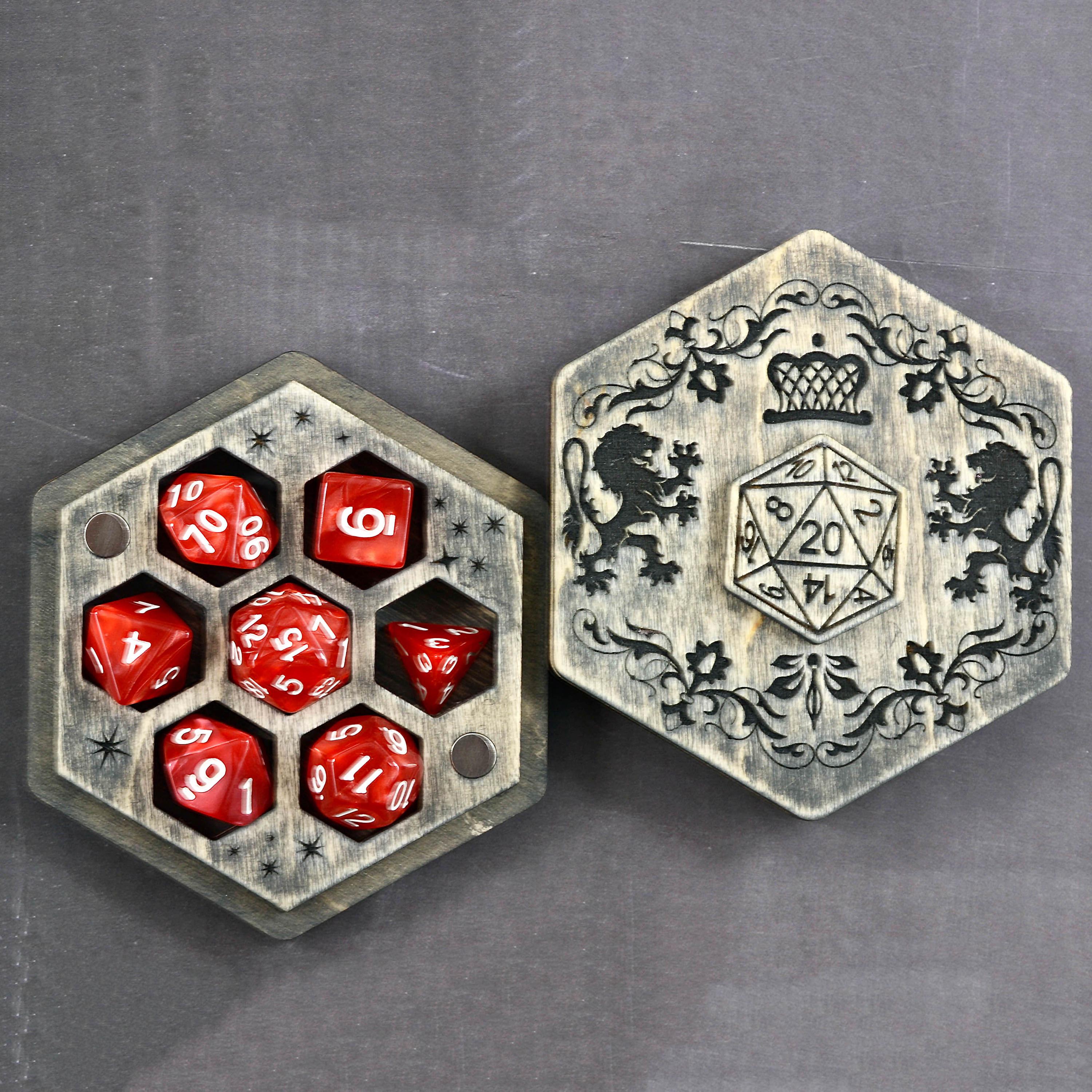 RPG Dice Box SVG - Laser Cut Files for Wooden Dice Holder - Fits ...