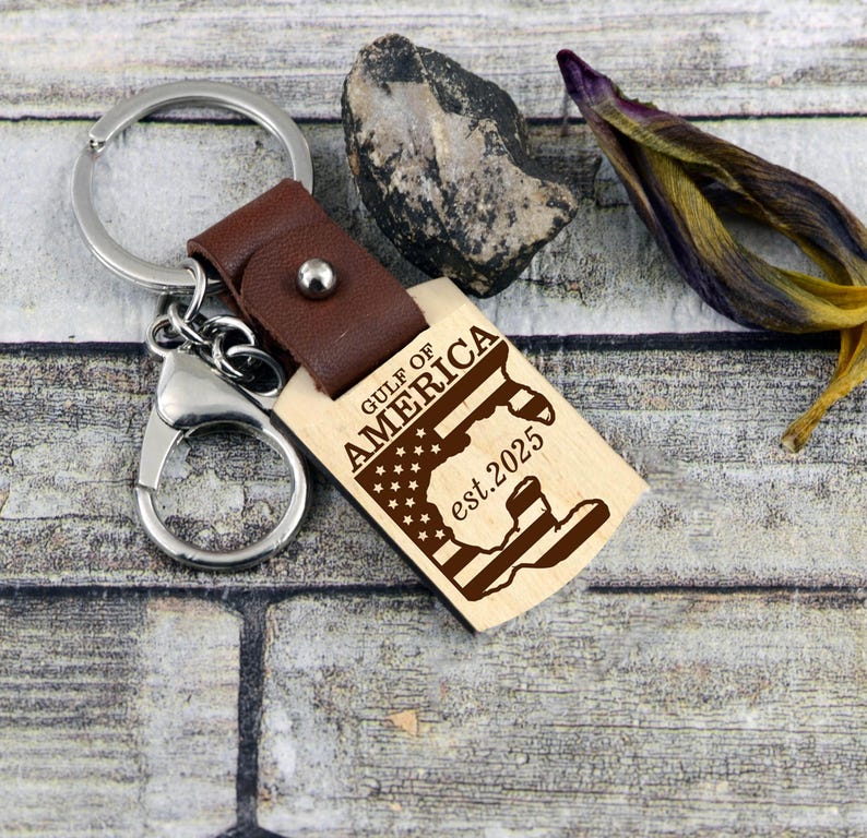 Gulf of America Keychain SVG - 5 Political Sarcastic Keychain Designs ...