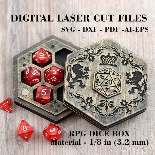 Dice Box - Etsy