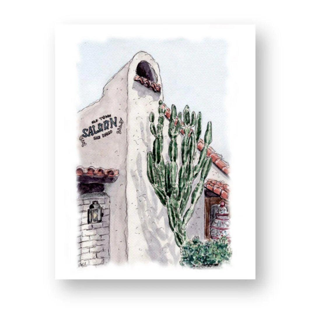 Echoes of Old Town Fiesta Southern California Vibes Wall Art Print ...