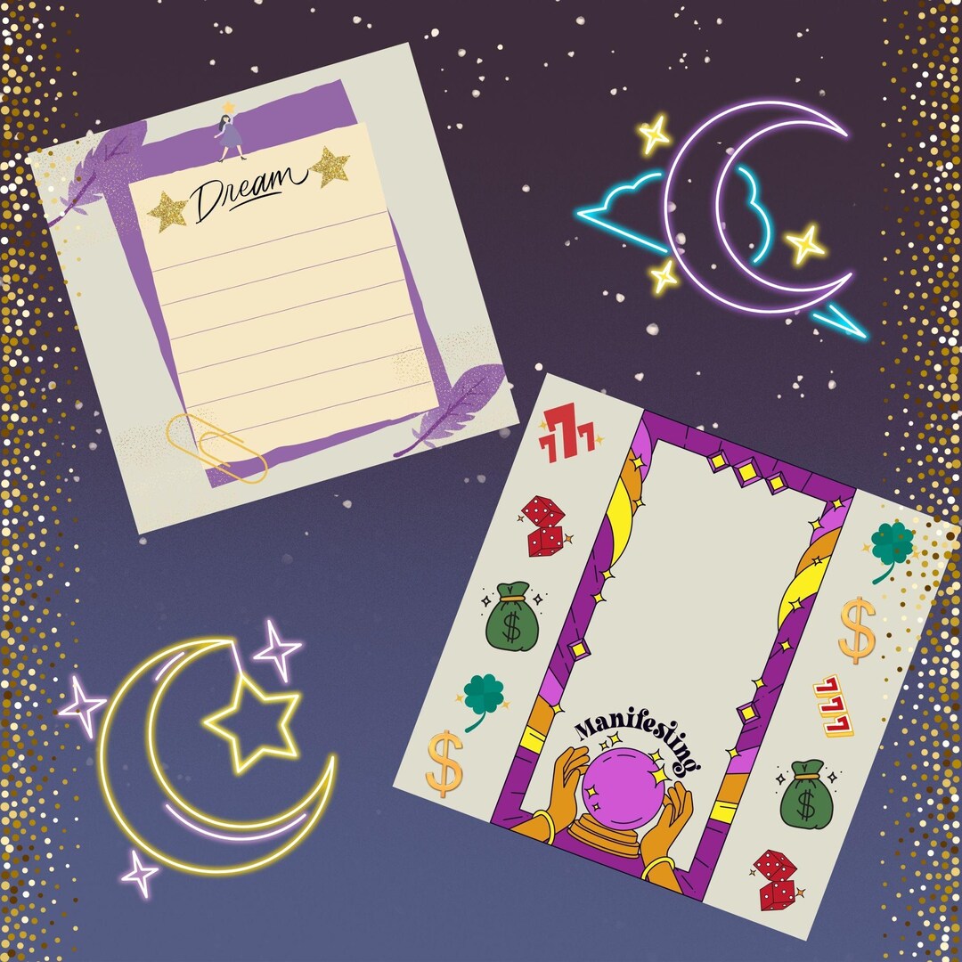 Manifest Template Pdf,purple Manifest Printable,money & Luck Manifest ...