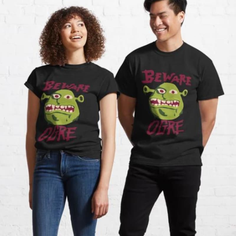 Beware Ogre Shrek Sign - Etsy