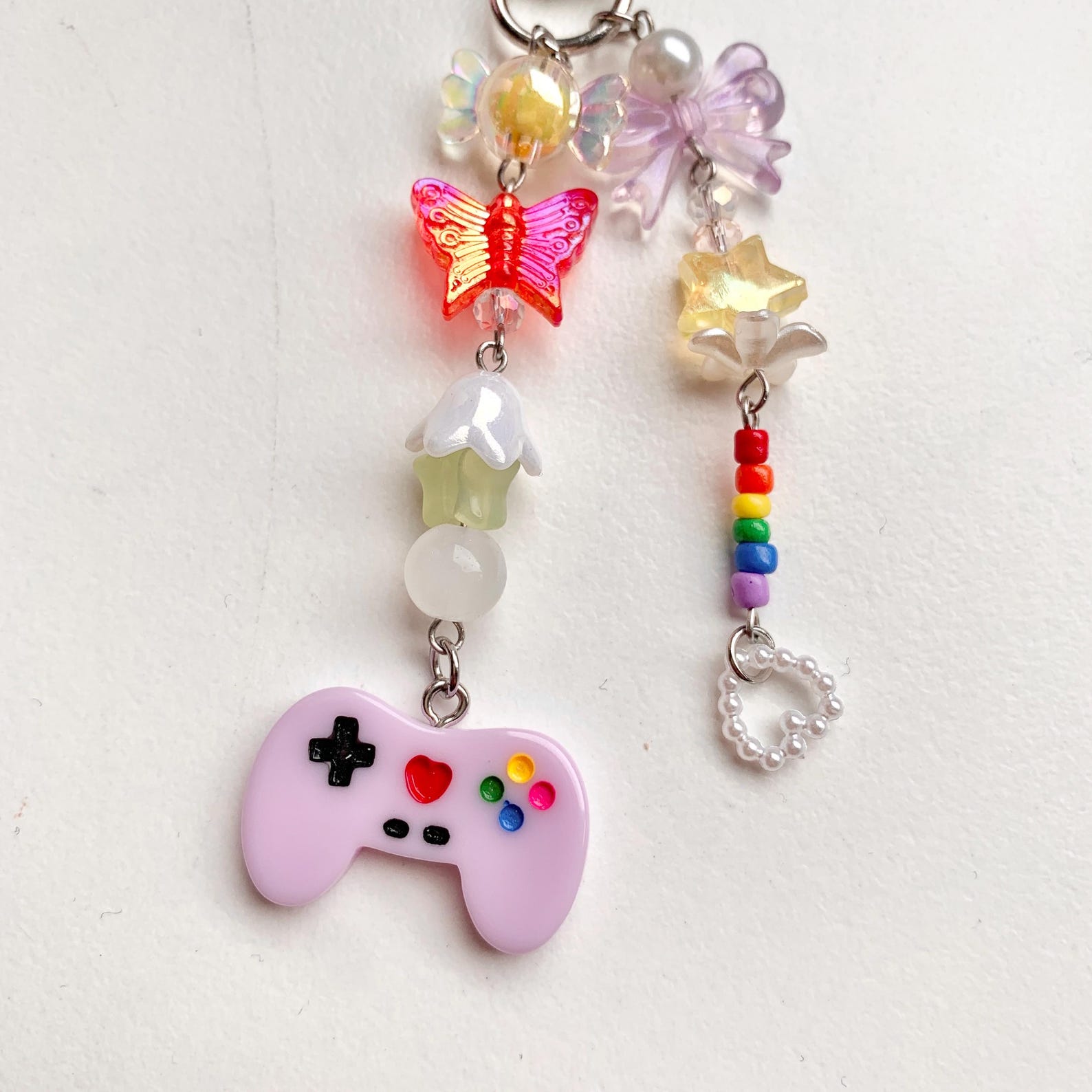 Cutesy Beaded Keychains Y2K Cottagecore - Etsy