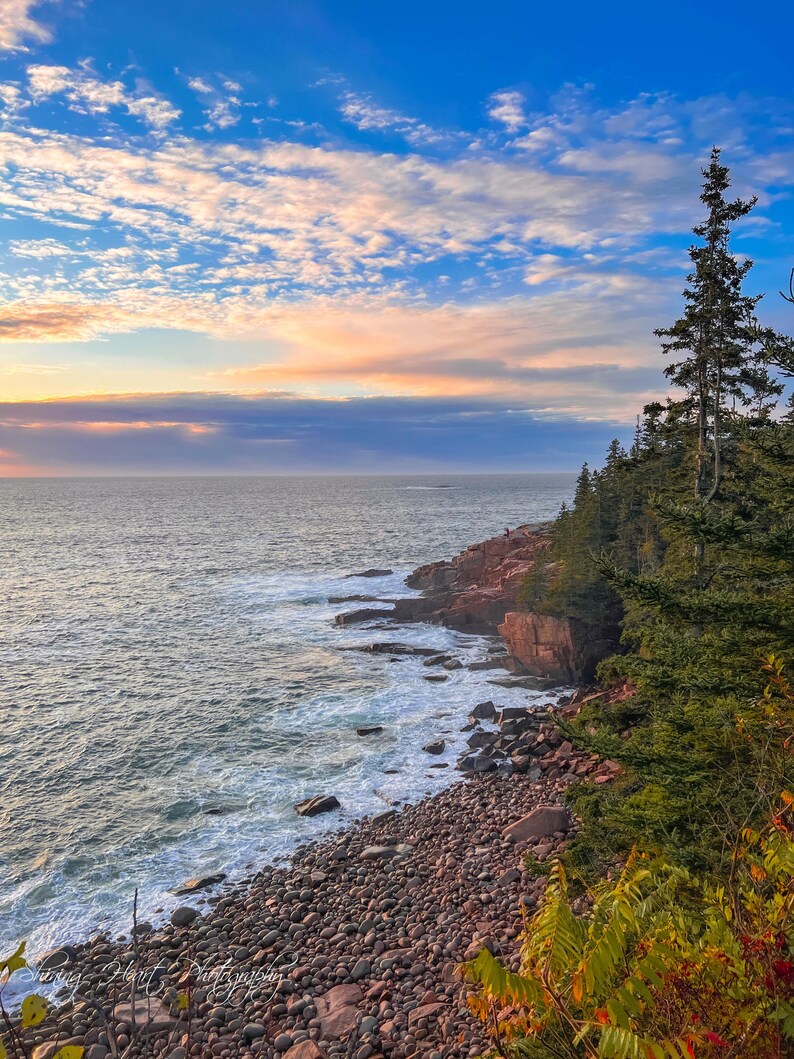 Coastal Sunrise, Acadia National Park, Maine - Etsy