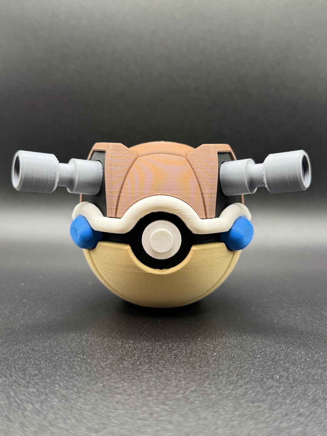 Blastoise Inspired Pokéball 3D Printed Pokémon Collectible Unique Gift ...