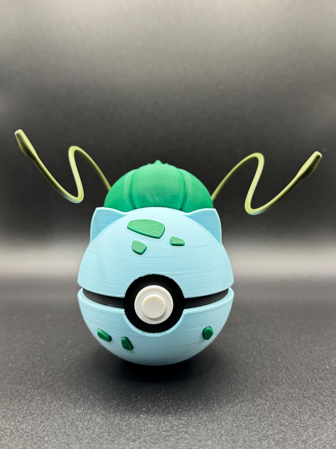 Bulbasaur Inspired Pokéball 3D Printed Pokémon Starter Collectible ...