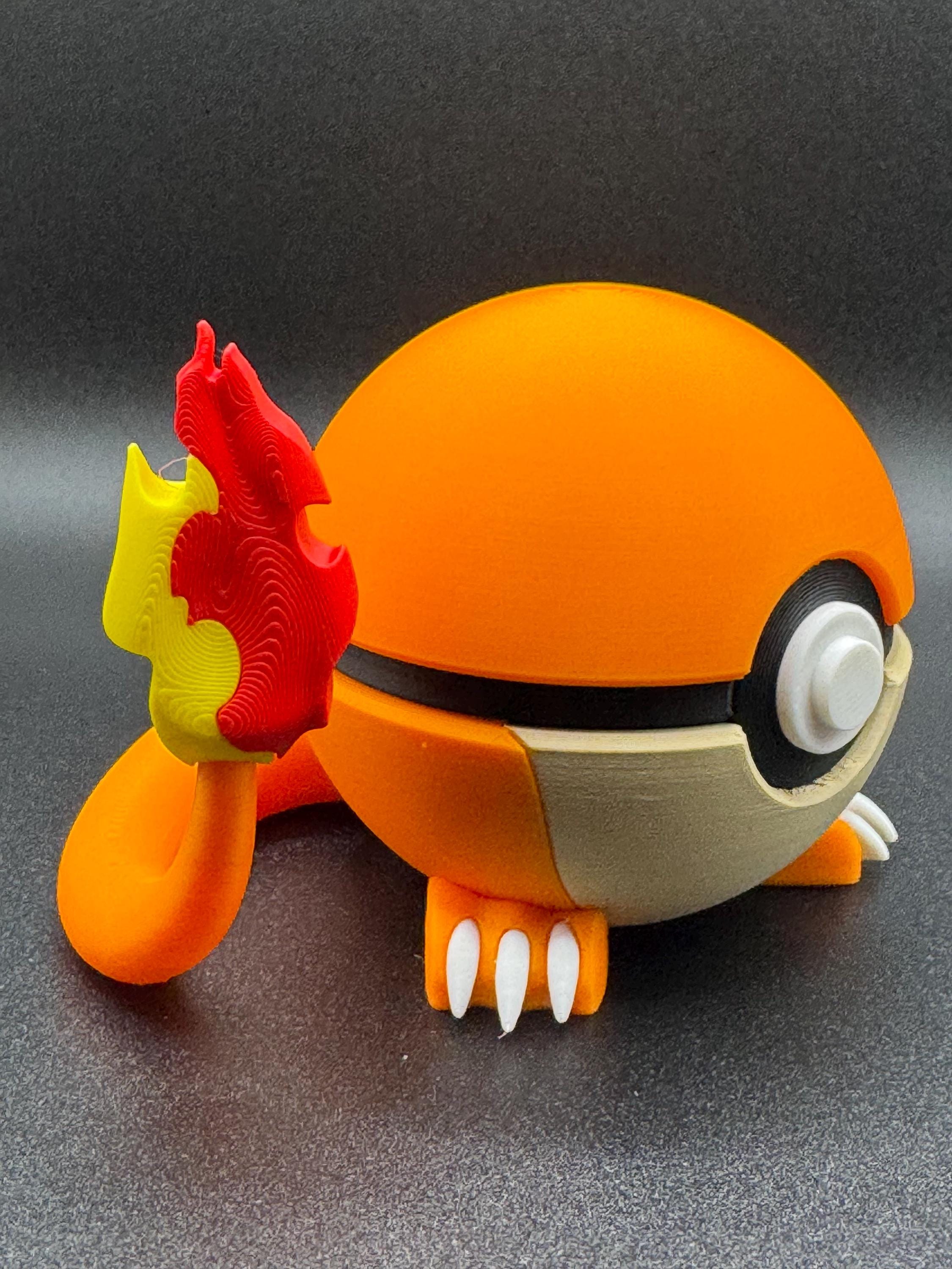 Charmander Inspired Pokéball | Unique Collector’s Gift for Trainers - Etsy