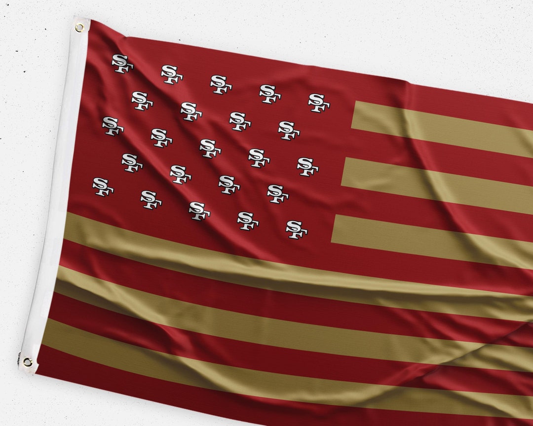 49ers and Stripes Flag - Etsy