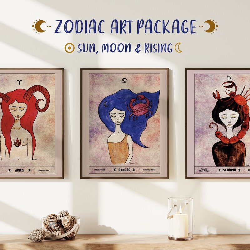 Cancer sun cancer moon leo rising - Etsy.de