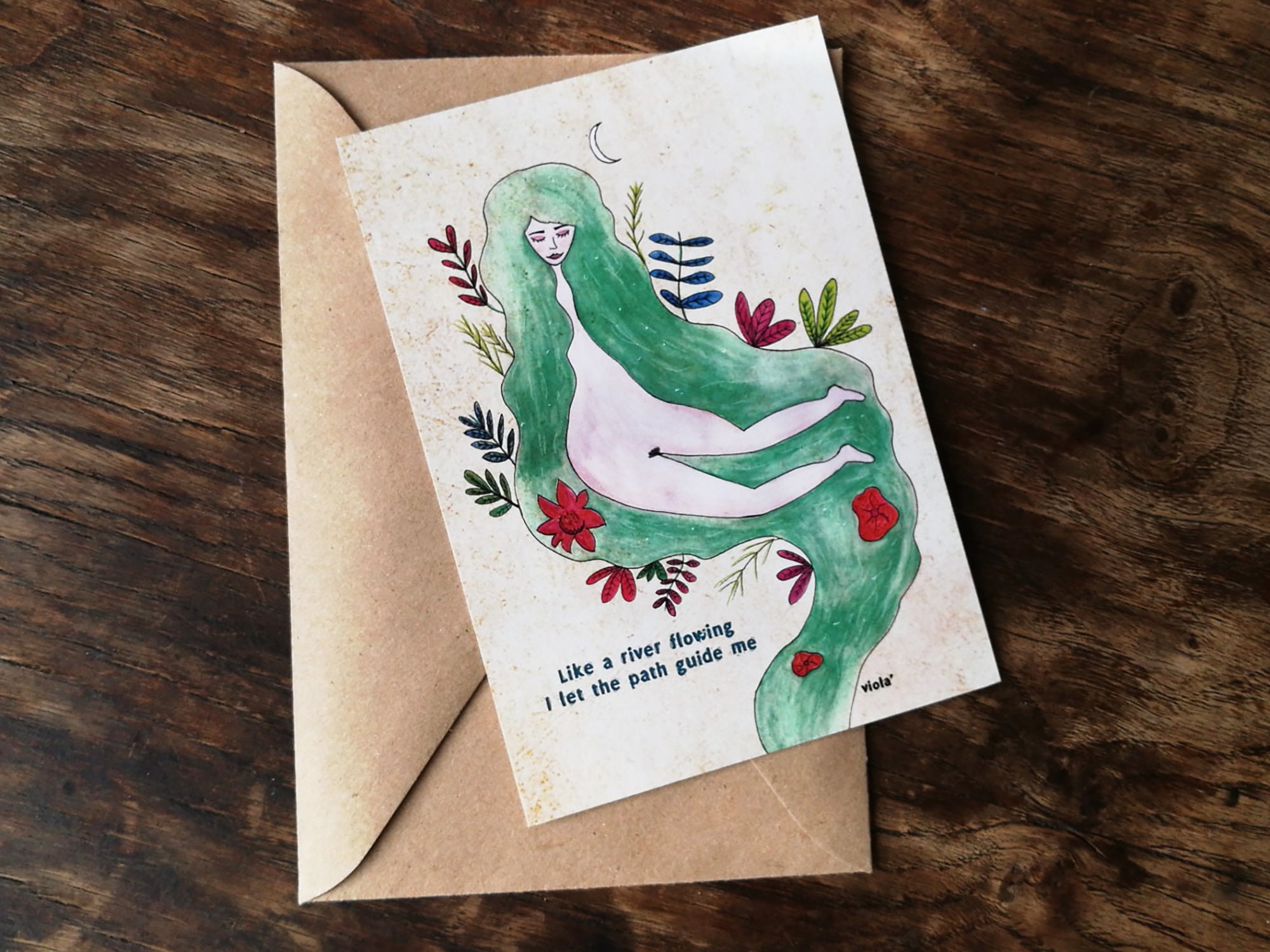 Ecofeminism - Set of 4 Postcards, Wild Woman, Divine Feminine, Feminist ...