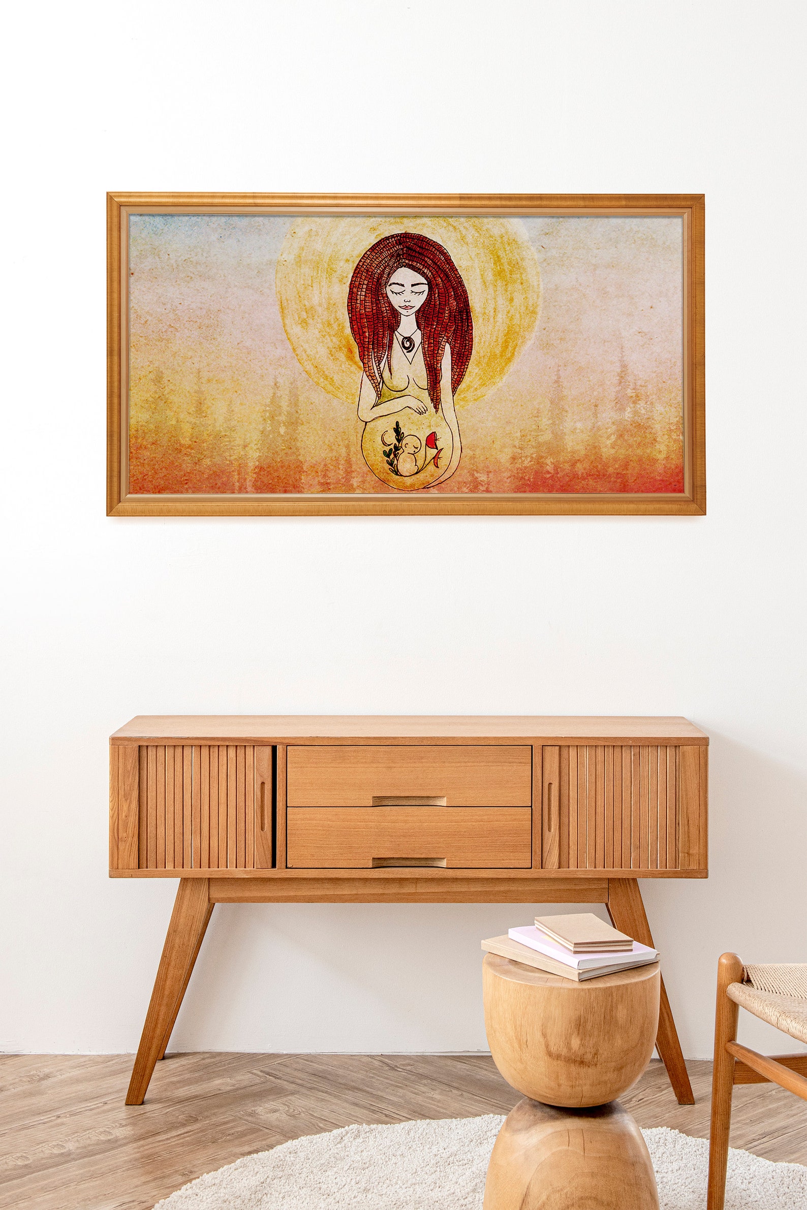 Eileithyia Birth Goddess Art Print, Sacred Feminine Wall Decor - Etsy