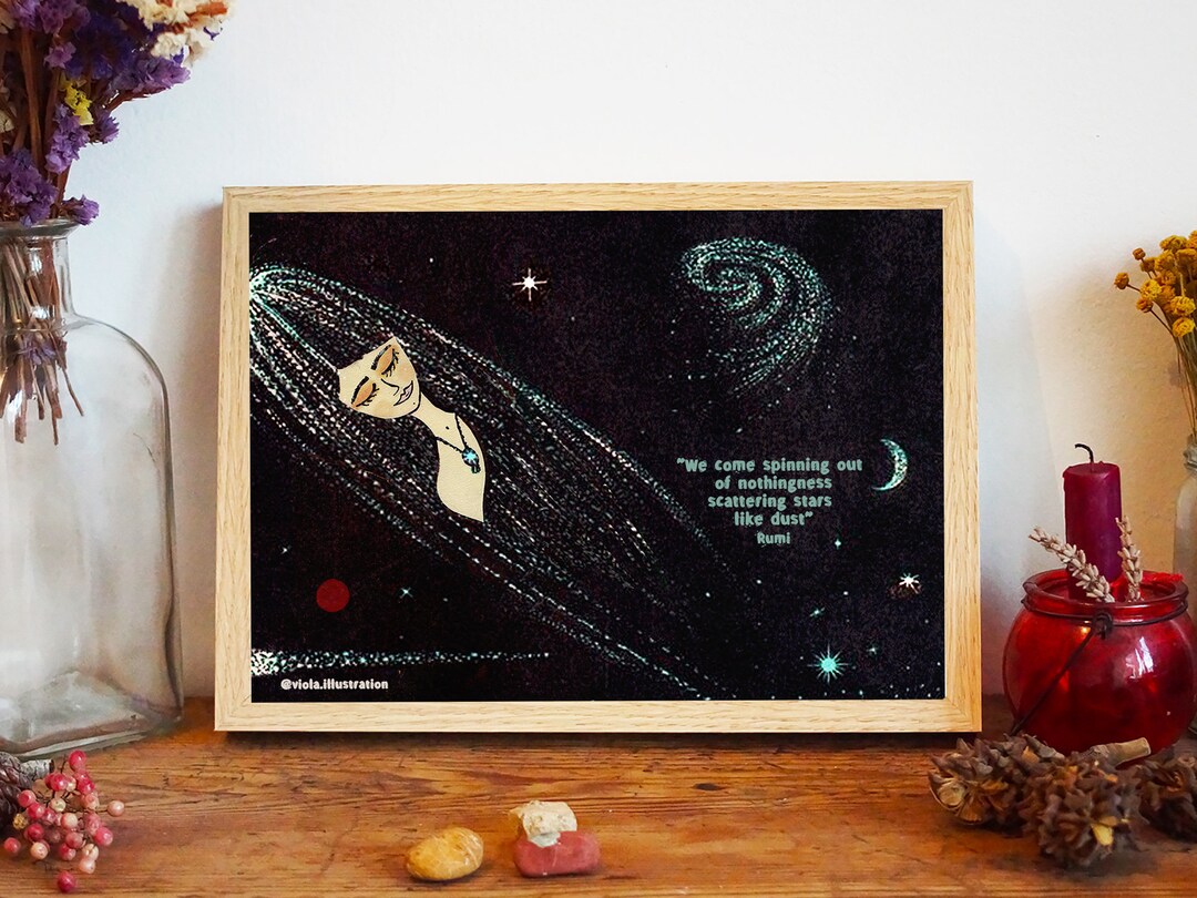 Stardust, Rumi Wall Art, Rumi Gifts, Rumi Poem, Gift for Friend, Rumi ...