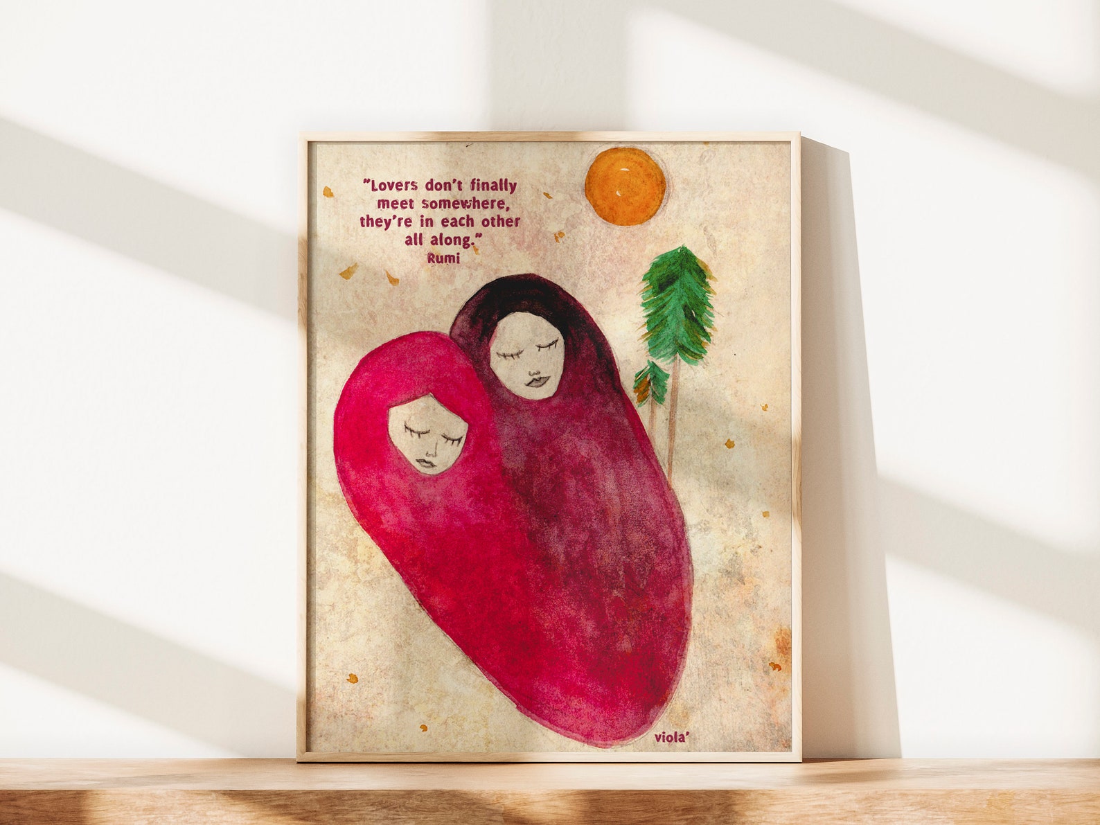 Sacred Union, Rumi Wall Art, Rumi Poem, Sufi Poetry, Spiritual Art ...