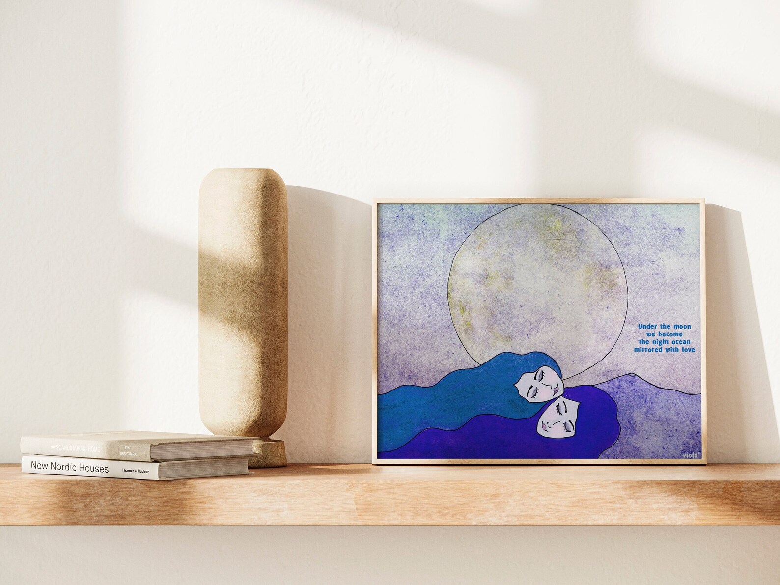 Art Print mirrored With Love Visual Poetry - Etsy