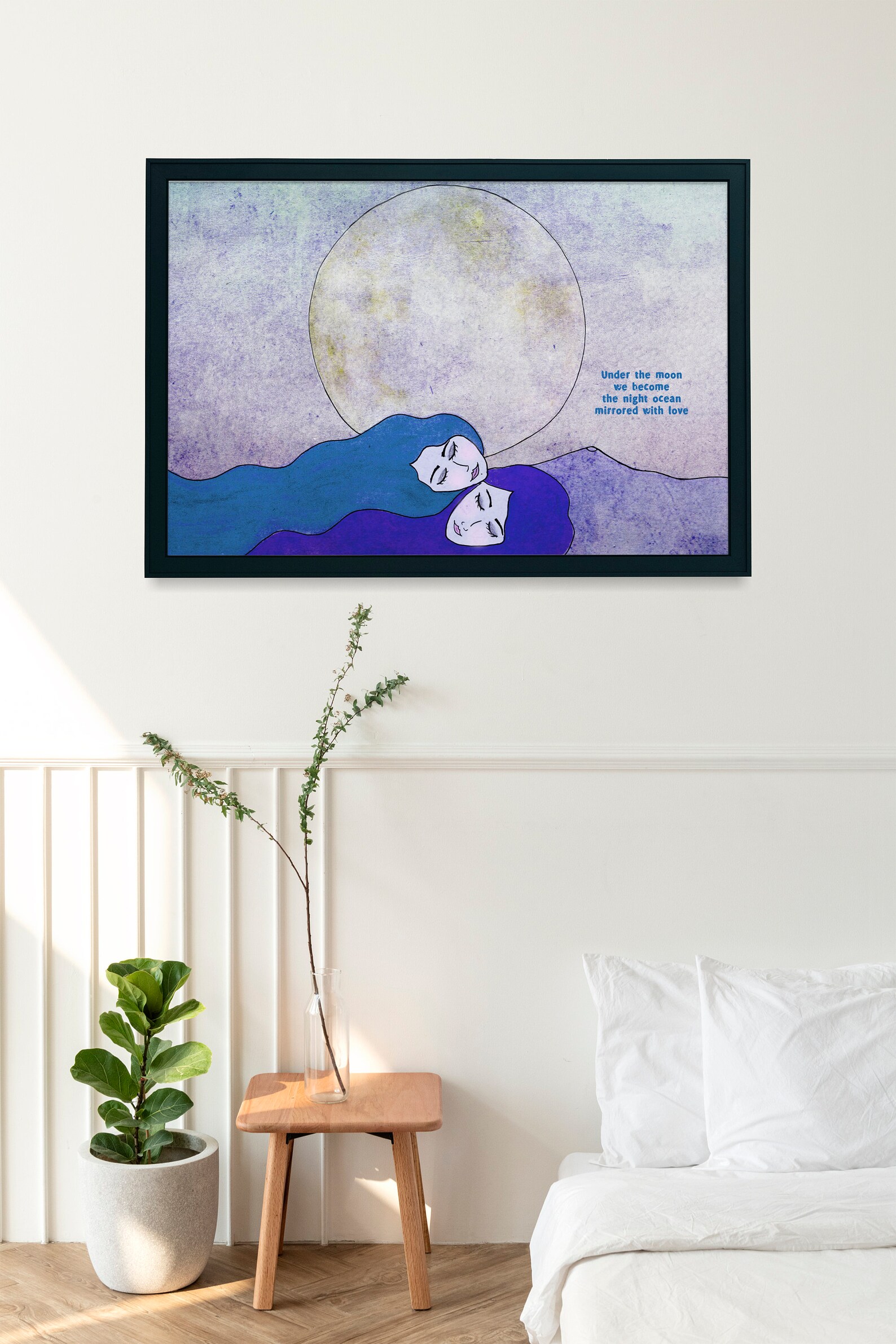 Art Print mirrored With Love Visual Poetry - Etsy