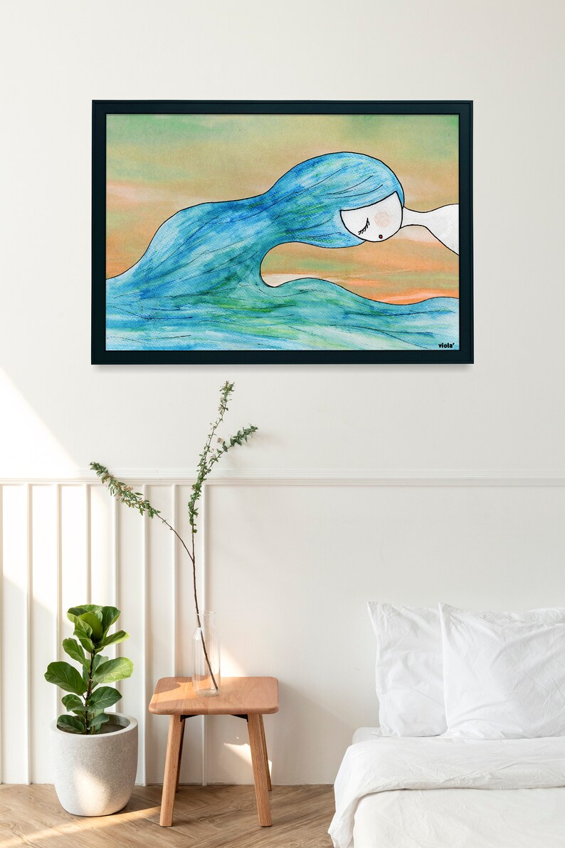 Art Print be Water Rumi Wall Art Rumi Poem - Etsy