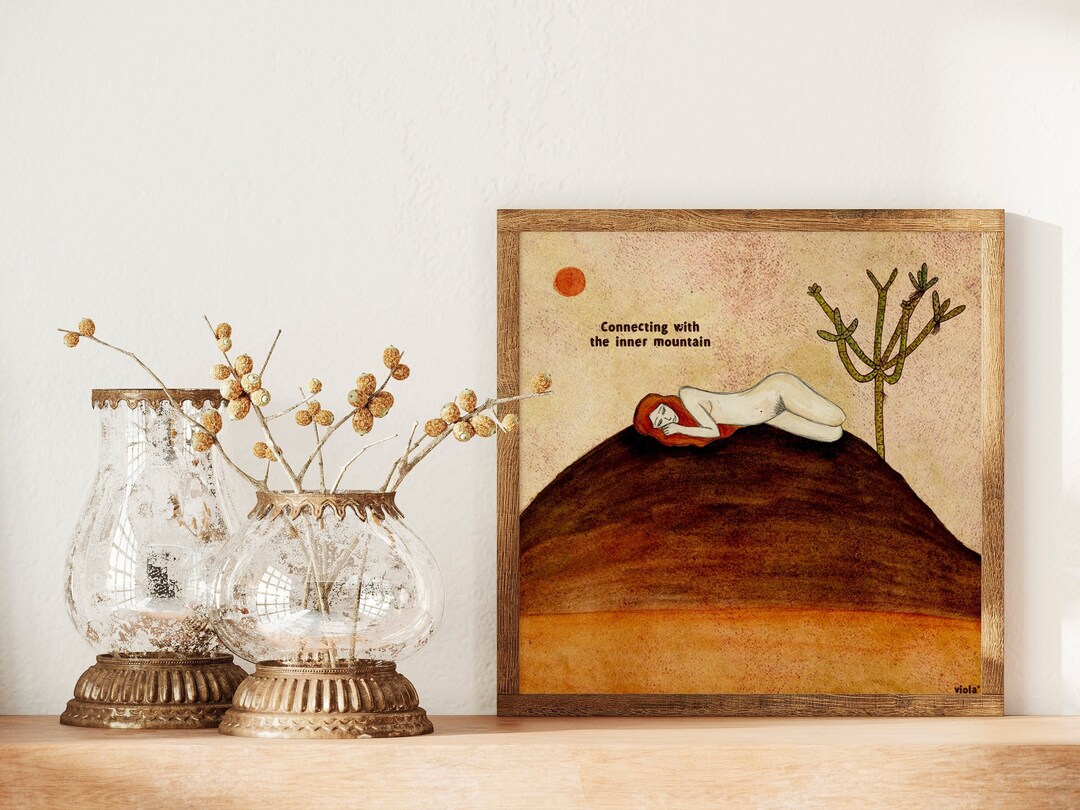 Art Print {inner Mountain}, Sacred Feminine, Self Healing, Wild Woman ...
