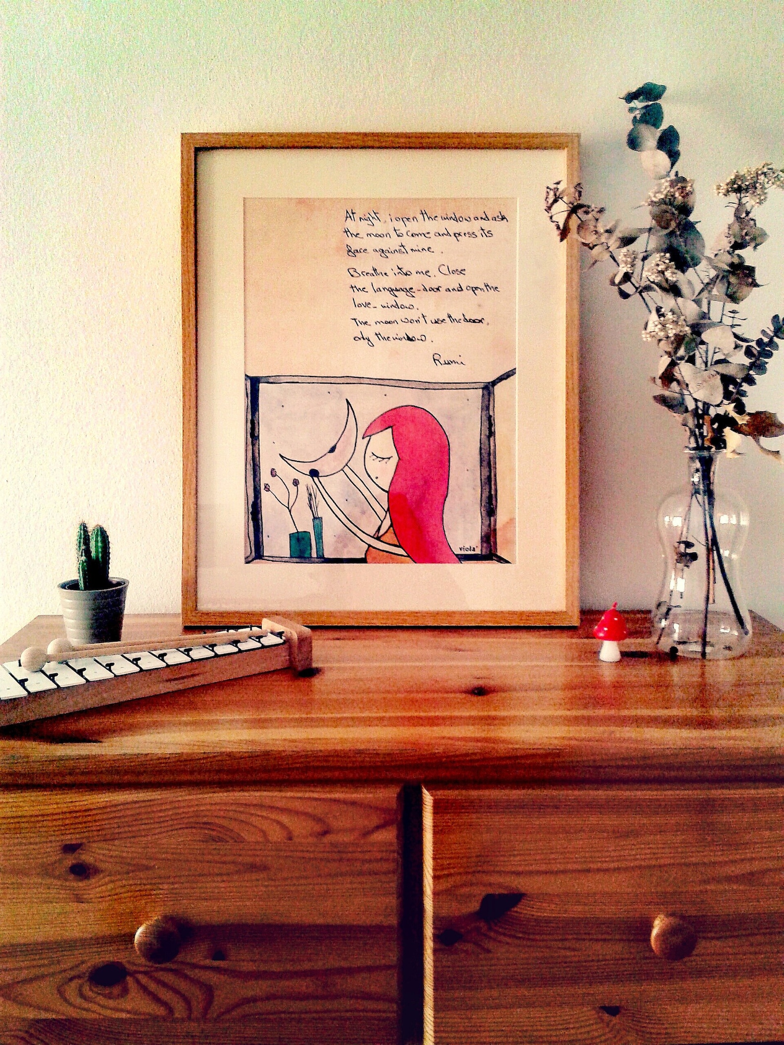 Love-window Rumi Wall Art, Rumi Poem Gift, Rumi Quote, Poetry Wall Art ...