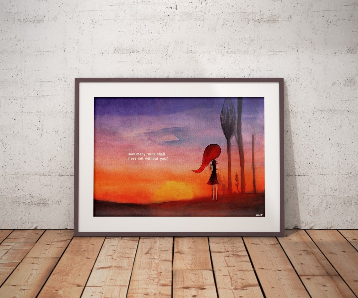 Art Print without You Wall Art Mystical Art - Etsy