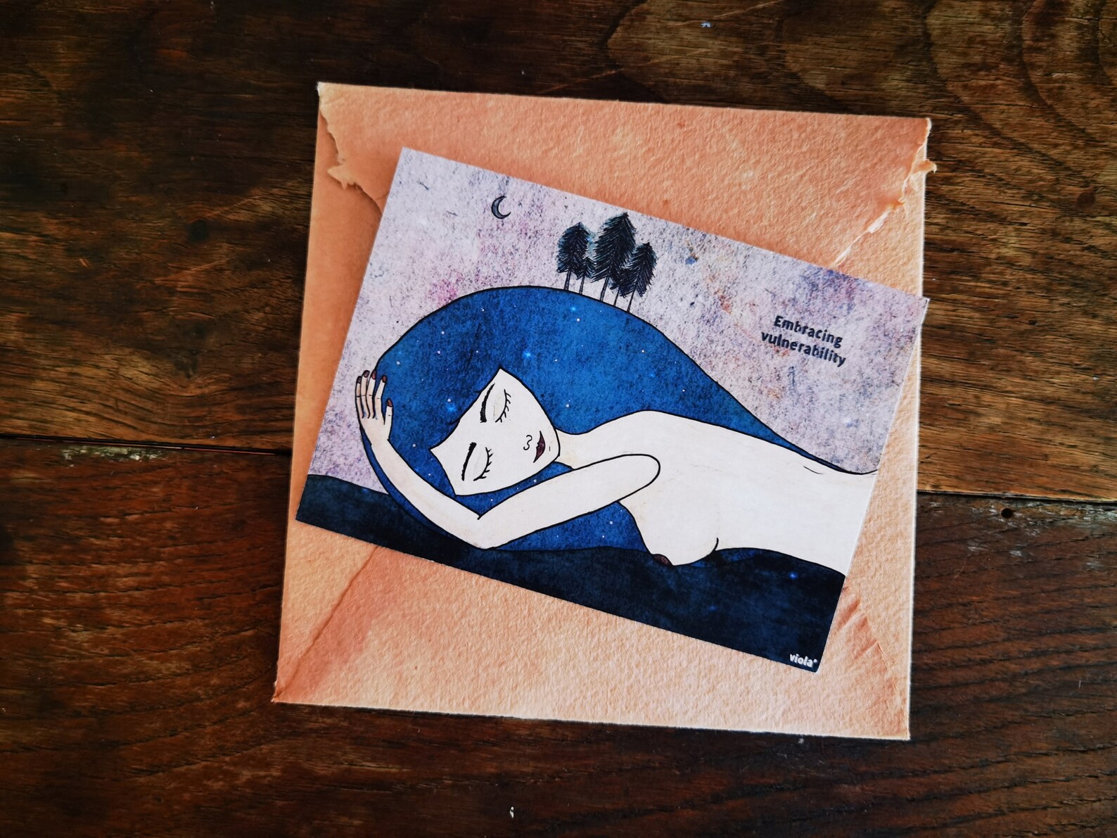 Self-healing Journey Set of 4 Postcards Wild Woman Divine - Etsy