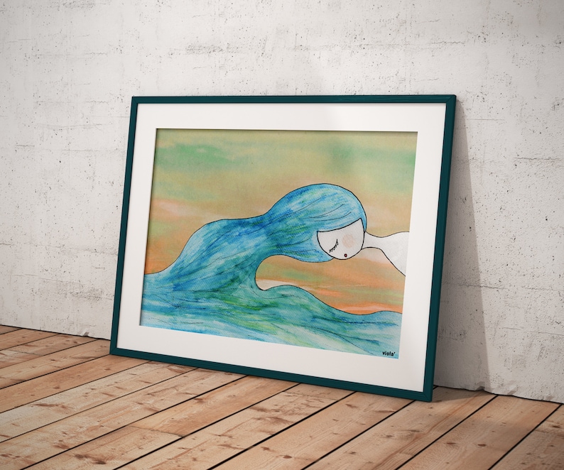 Art Print be Water Rumi Wall Art Rumi Poem - Etsy