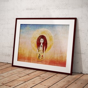 Eileithyia Birth Goddess Art Print, Sacred Feminine Wall Decor - Etsy