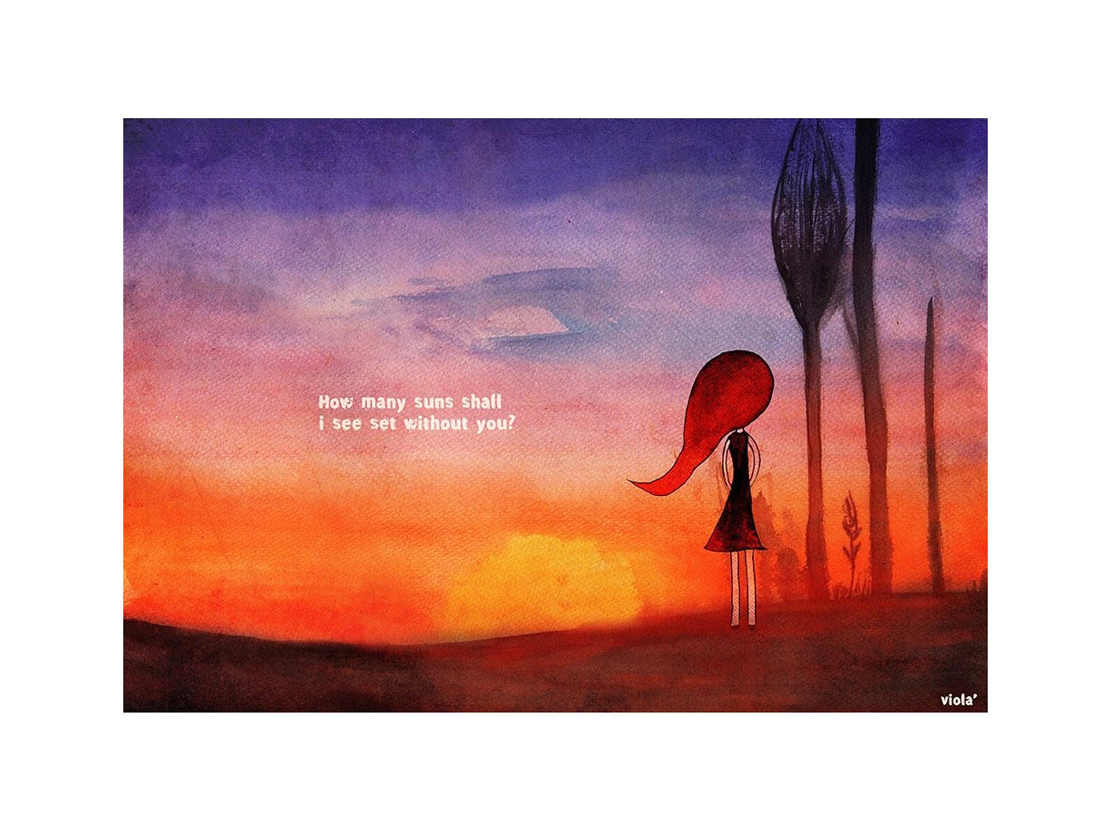 Art Print without You Wall Art Mystical Art - Etsy