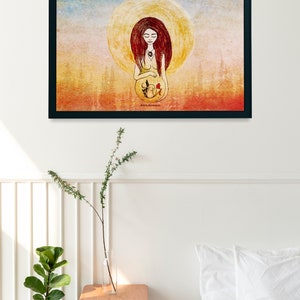 Eileithyia Birth Goddess Art Print, Sacred Feminine Wall Decor - Etsy