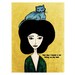 Art Print cat Lady Wall Art Blue Cat Cat Lover - Etsy