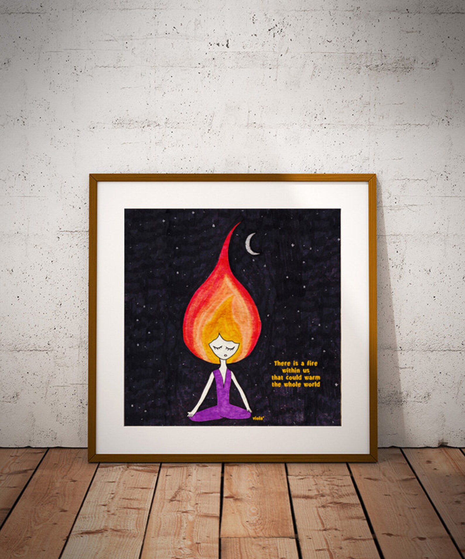 Art Print the Fire Within Sacred Feminine Fire - Etsy