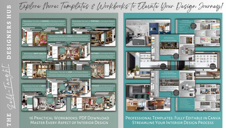 Interior Design Kitchen Renovation - Editable Canva Template for ...