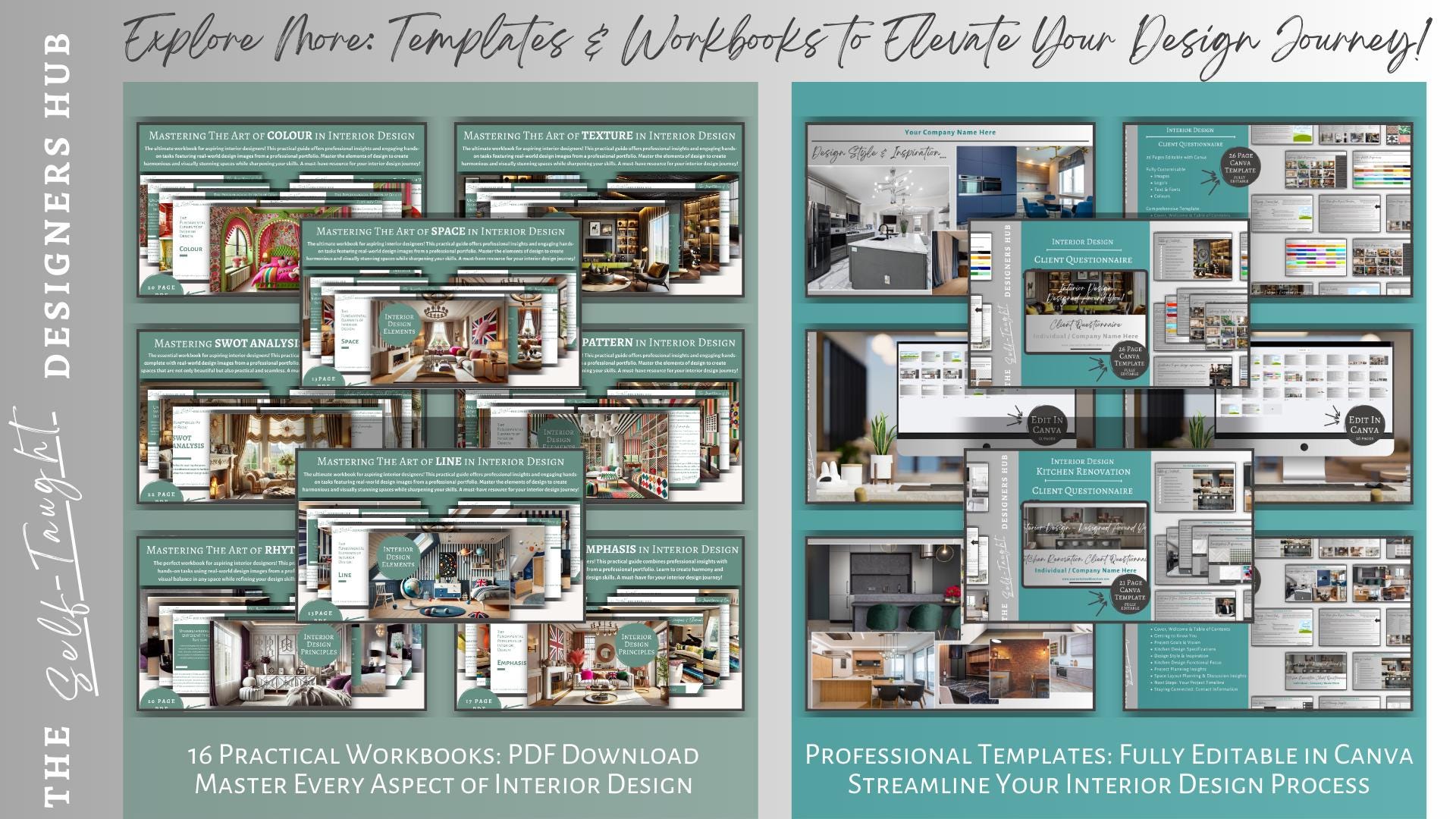 Interior Design Kitchen Renovation - Editable Canva Template for ...