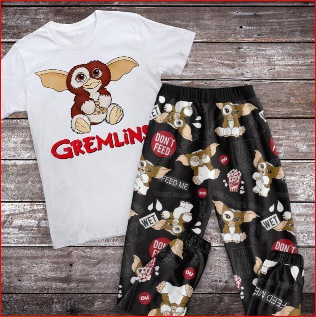 Gizmo Christmas Pajamas Set, Gremlins and Gizmo Pajamas Set, Gremlins ...
