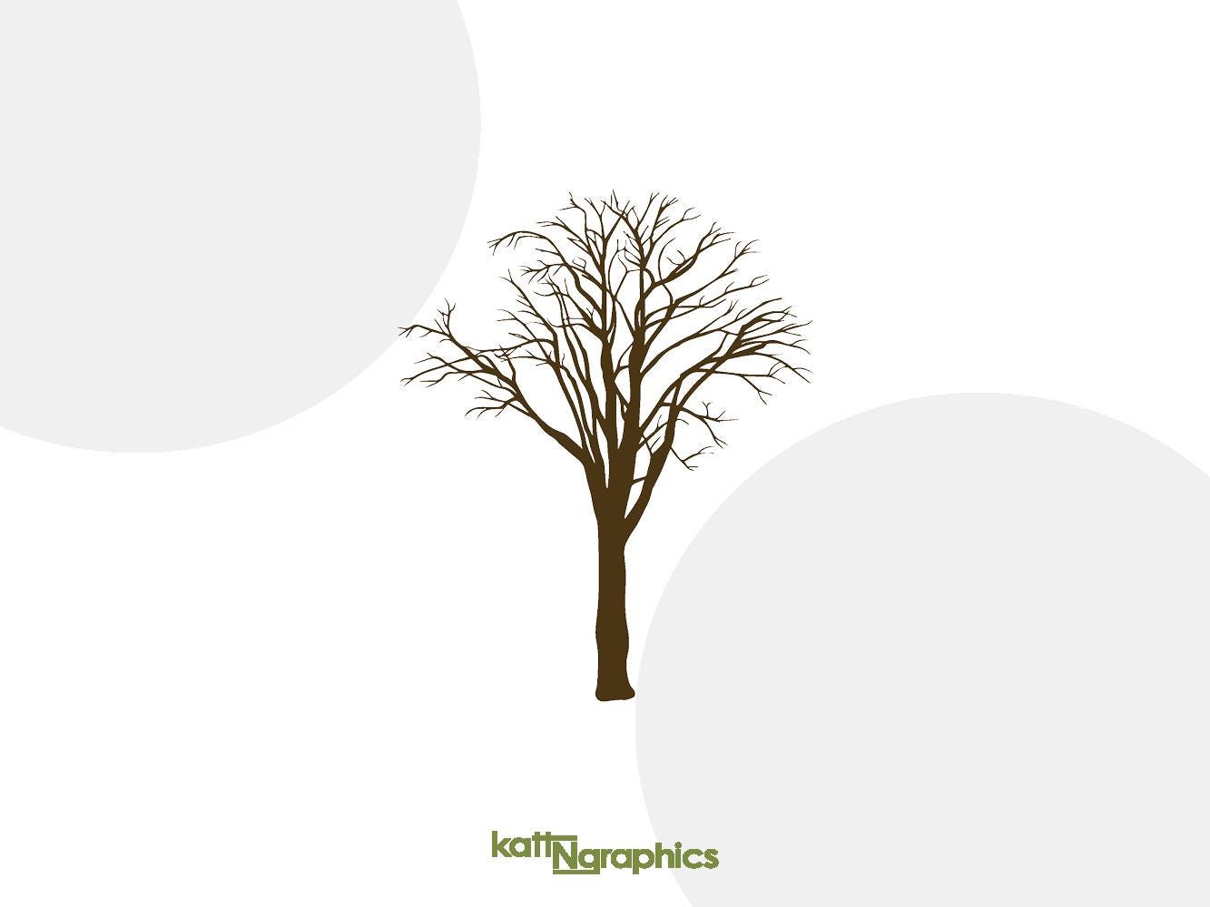Winter Trees - Flat Vector Graphic Illustration - 8 Clipart Trees - Ai ...