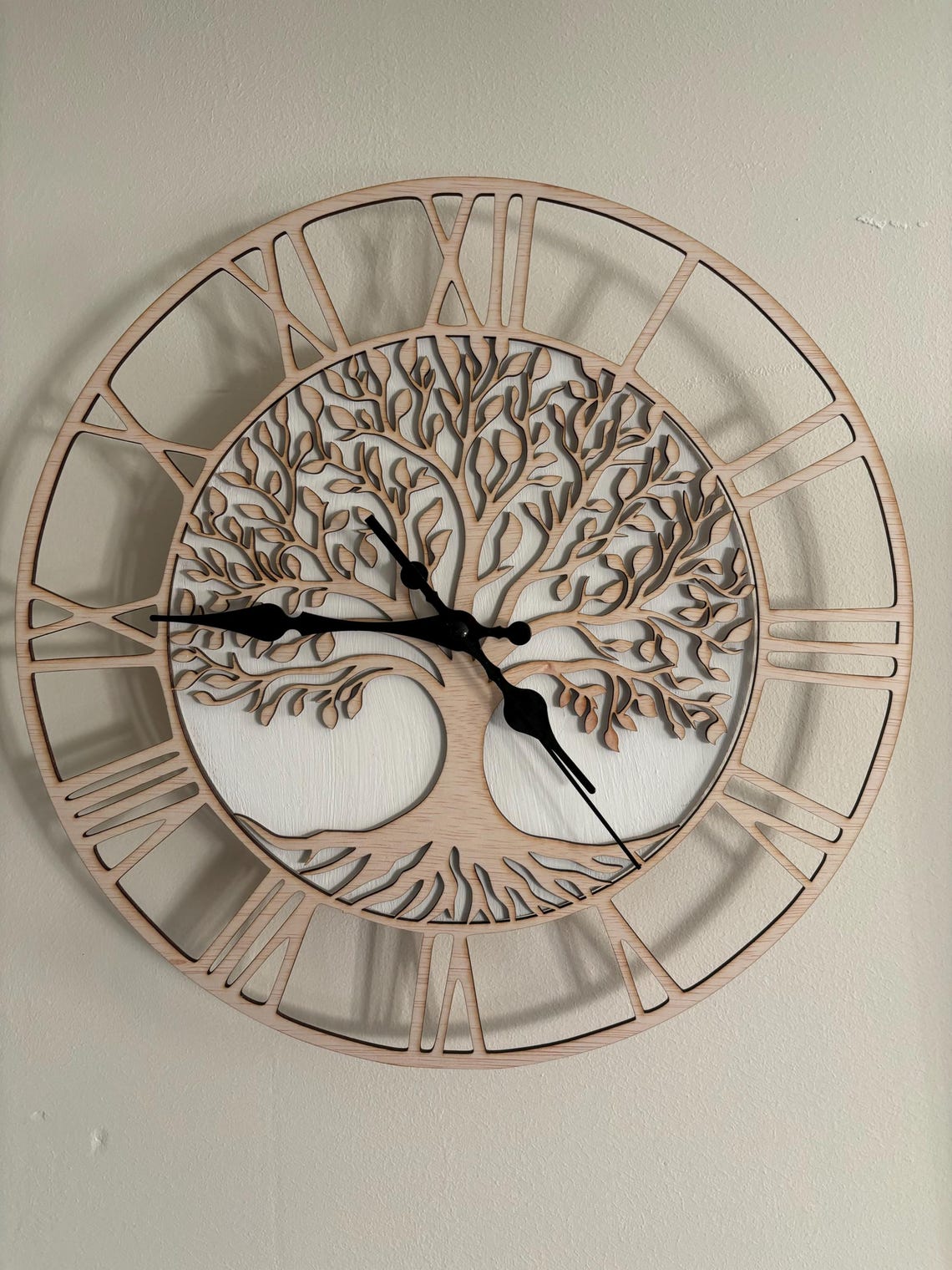 Tree of Life Wall Clock Laser Cut Design – Digital Download (svg, Dxf ...