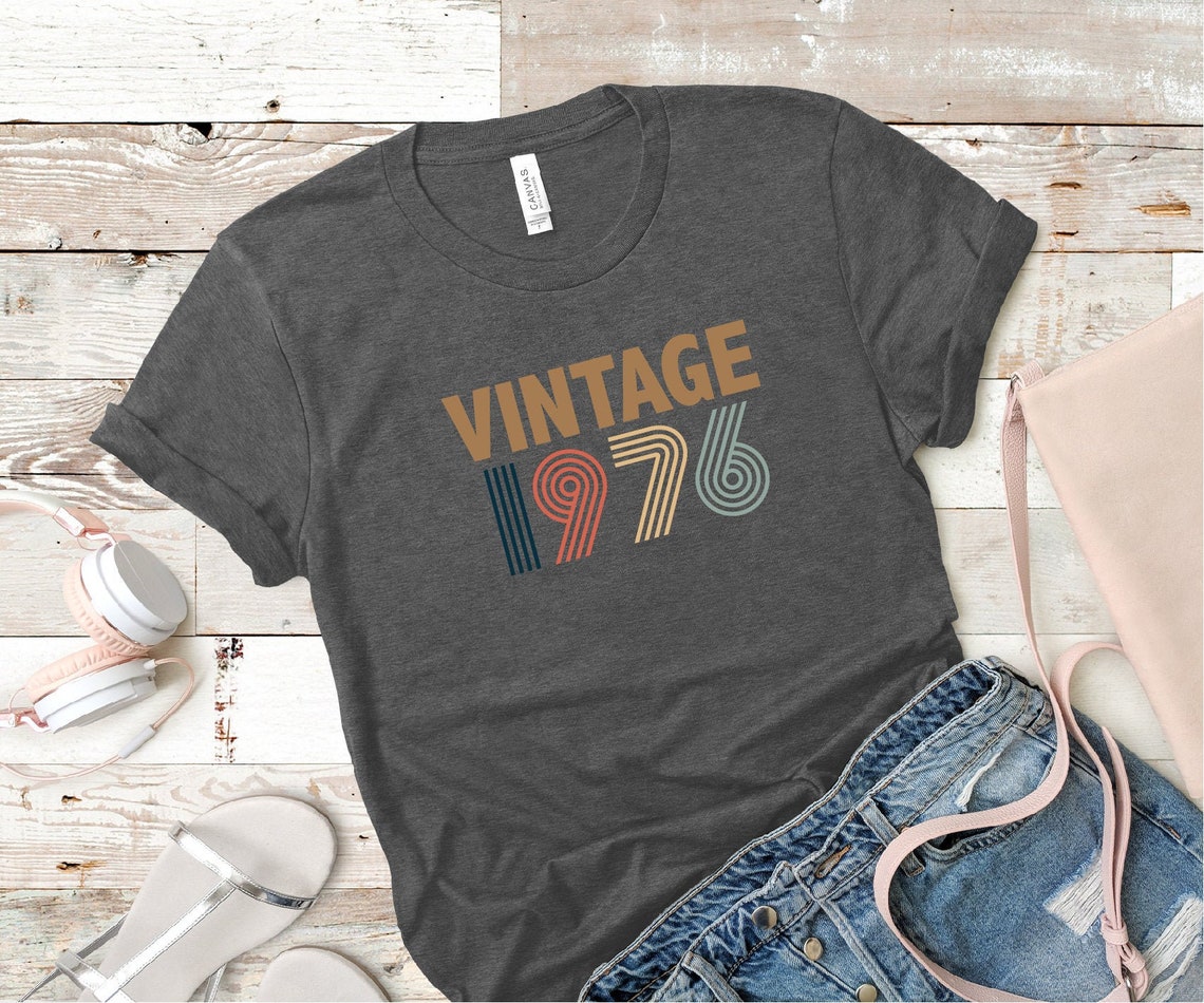 Vintage Birth Year Birthday Retro Svg File For Cricut Or Etsy