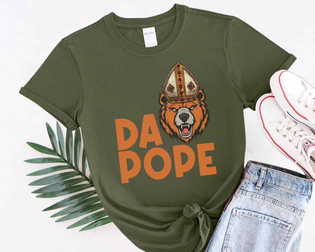 Da Pope Chicago Bear Shirt, Retro Cardinal Robert Francis Shirt, Robert ...