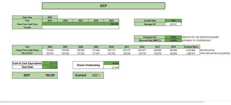 DCF and DDM Model, Stock Valuation on Google Sheets. Minimalstic. Half-automatic. Video Tutorial ...