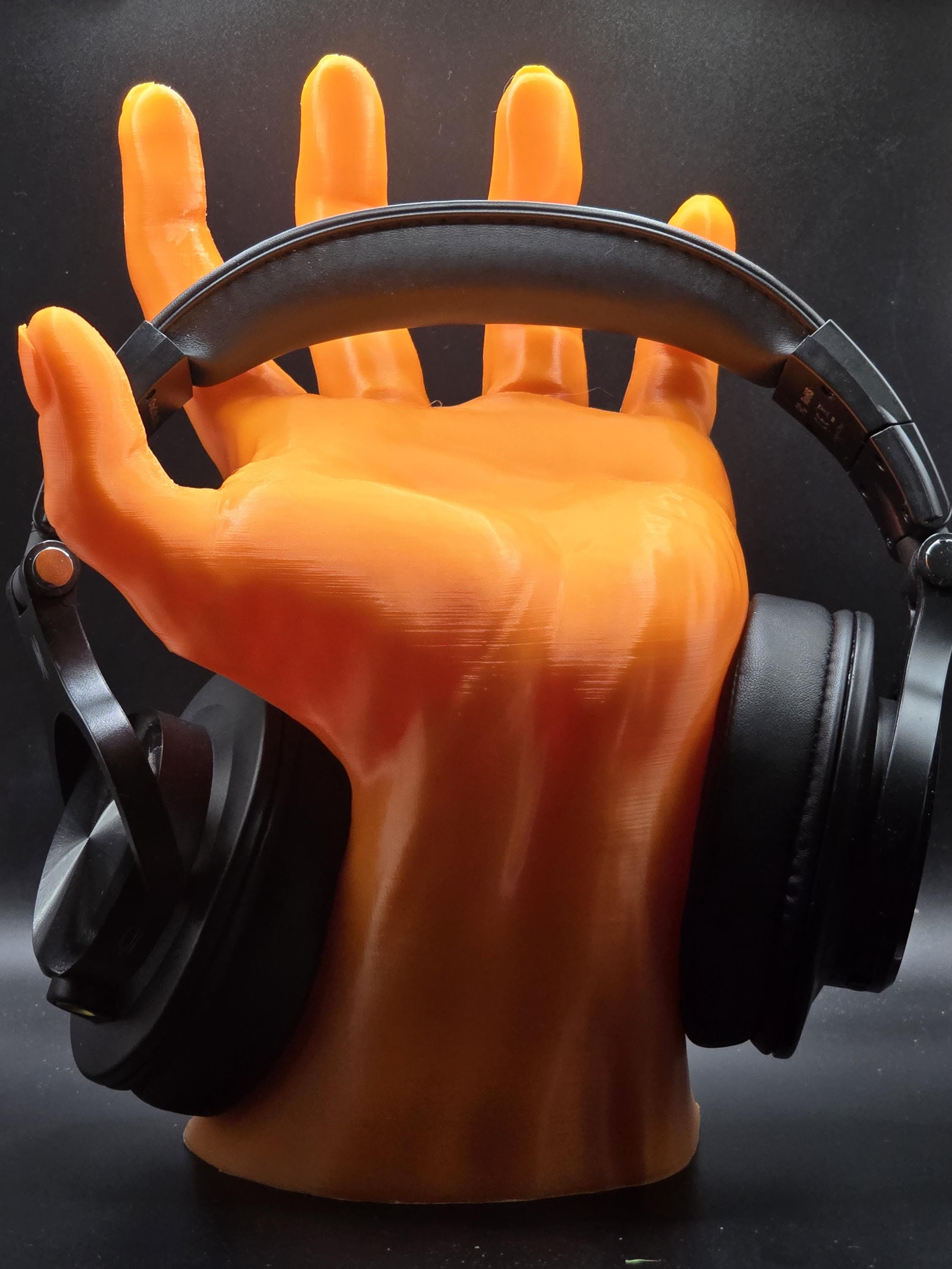 3D Printed Hand Headphone Stand – Unique Headset Holder, Stylish ...