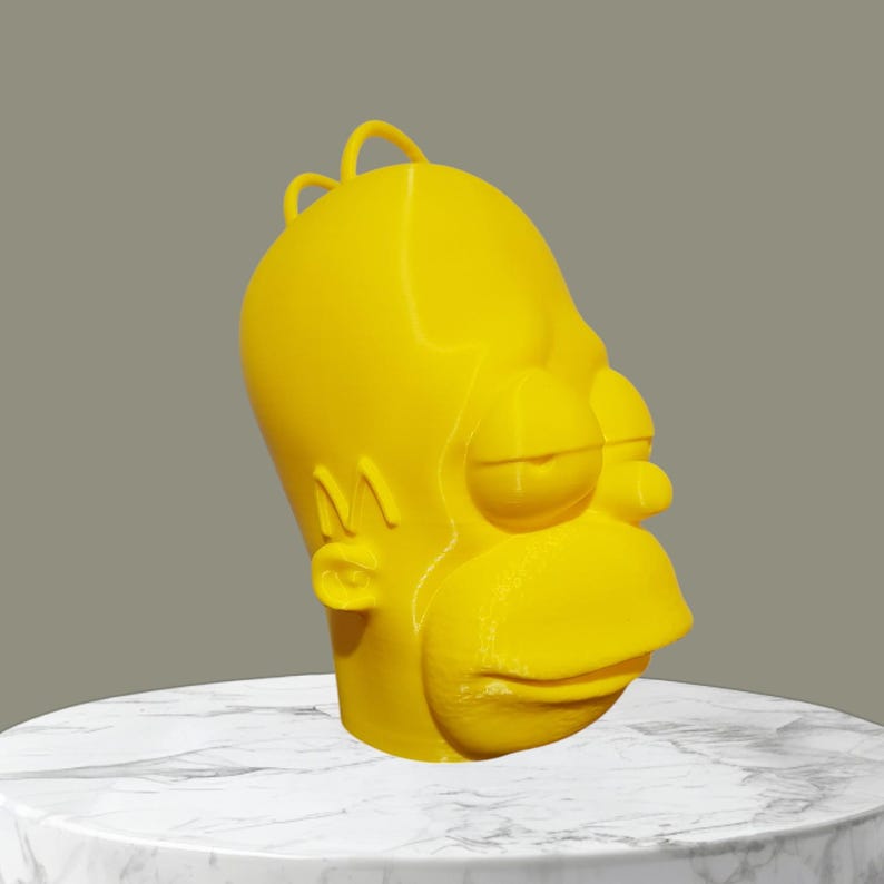 Homer Simpson Headphone Stand, Funny Gamer Desk Accessory, Geeky ...
