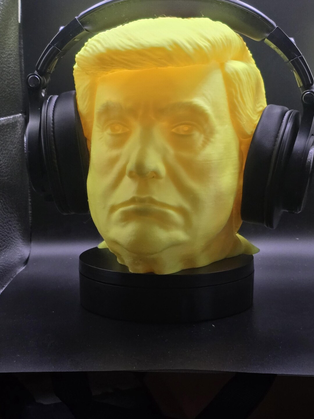 Donald Trump Headphone Stand, 3D Printed Headset Holder, Fun and Unique ...